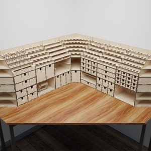 Modular Hobby Workshop Table Organizer Boxes: 30 Module Bundle (laser ...