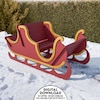 Life-size Santa Sleigh DIY Kid's Rolling Build Plans *PDF* - Etsy Canada