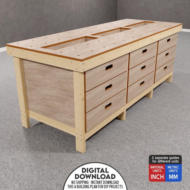 Work Table Plans - Etsy