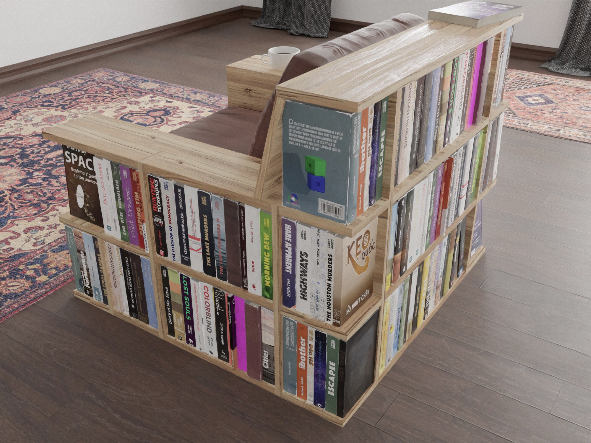 Bookcase Chair DIY Plan Bookshelf Plans Bookshelf Chair CNC - Etsy Canada