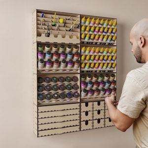 Modular Hobby Workshop Wall Organizer Boxes: Laser Cut Files (14 ...