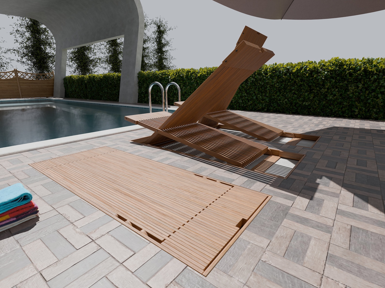 DIY Folding Lounge Chair Building Plan: Outdoor Sunbed (digital ...