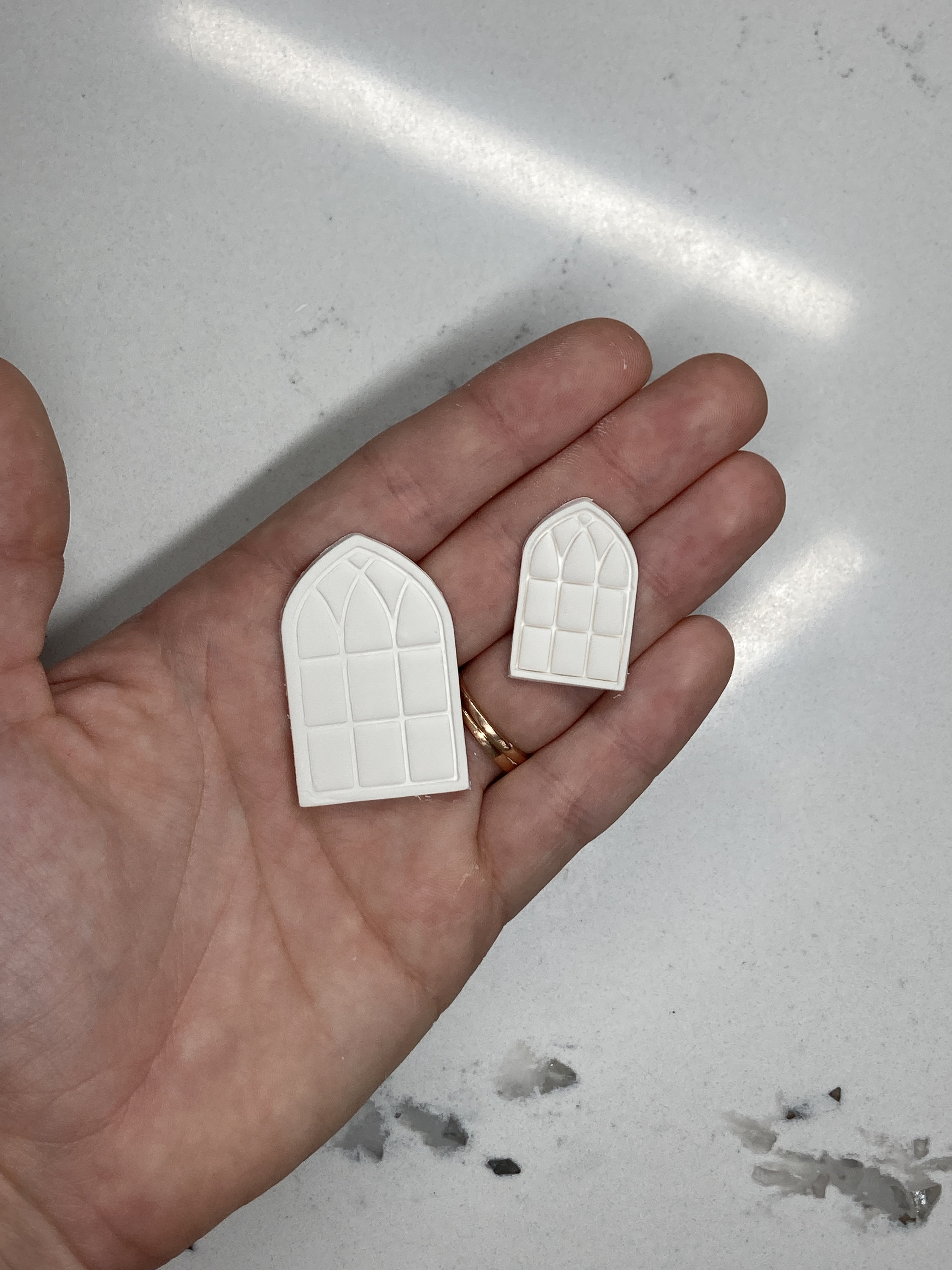 Decorative Window/church Window/arch Clay Cutter & Stamp Set - Etsy