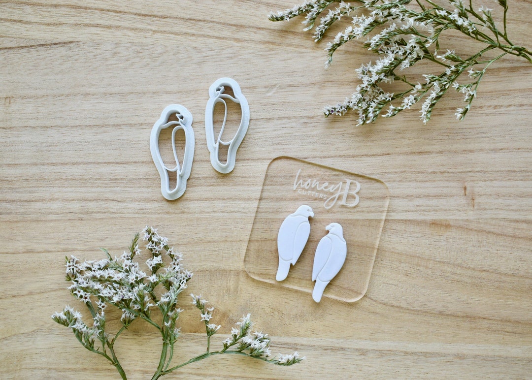 Mirrored Hawk Cutter Set for Polymer Clay Earrings (red-tailed Hawk) - Etsy