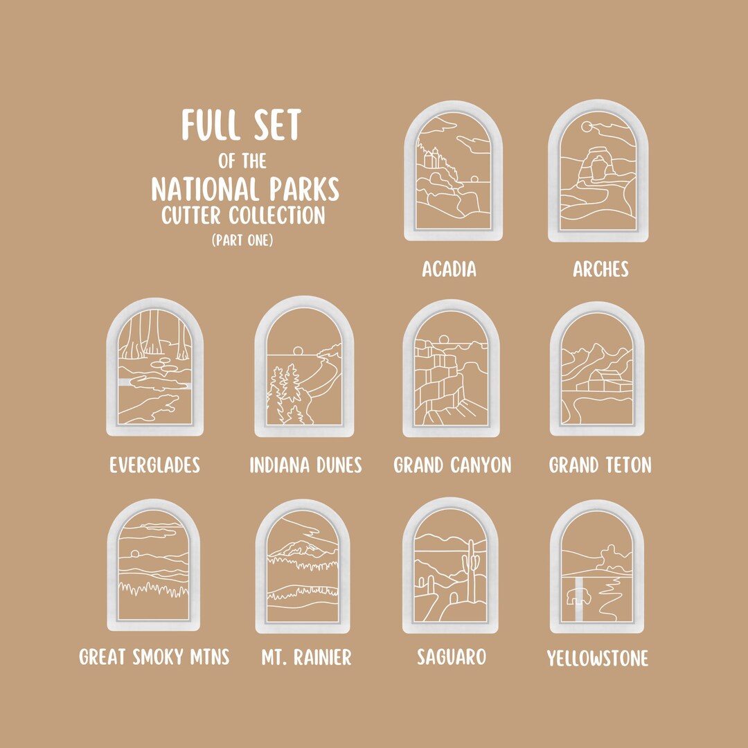 FULL SET of PART 1 of the National Parks Cutter Collection: Arches ...