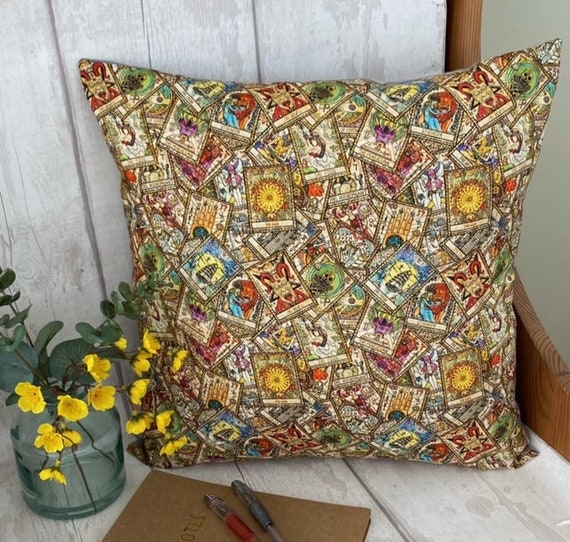 Tarot Card Square Cushion and Insert Alternative Housewarming - Etsy