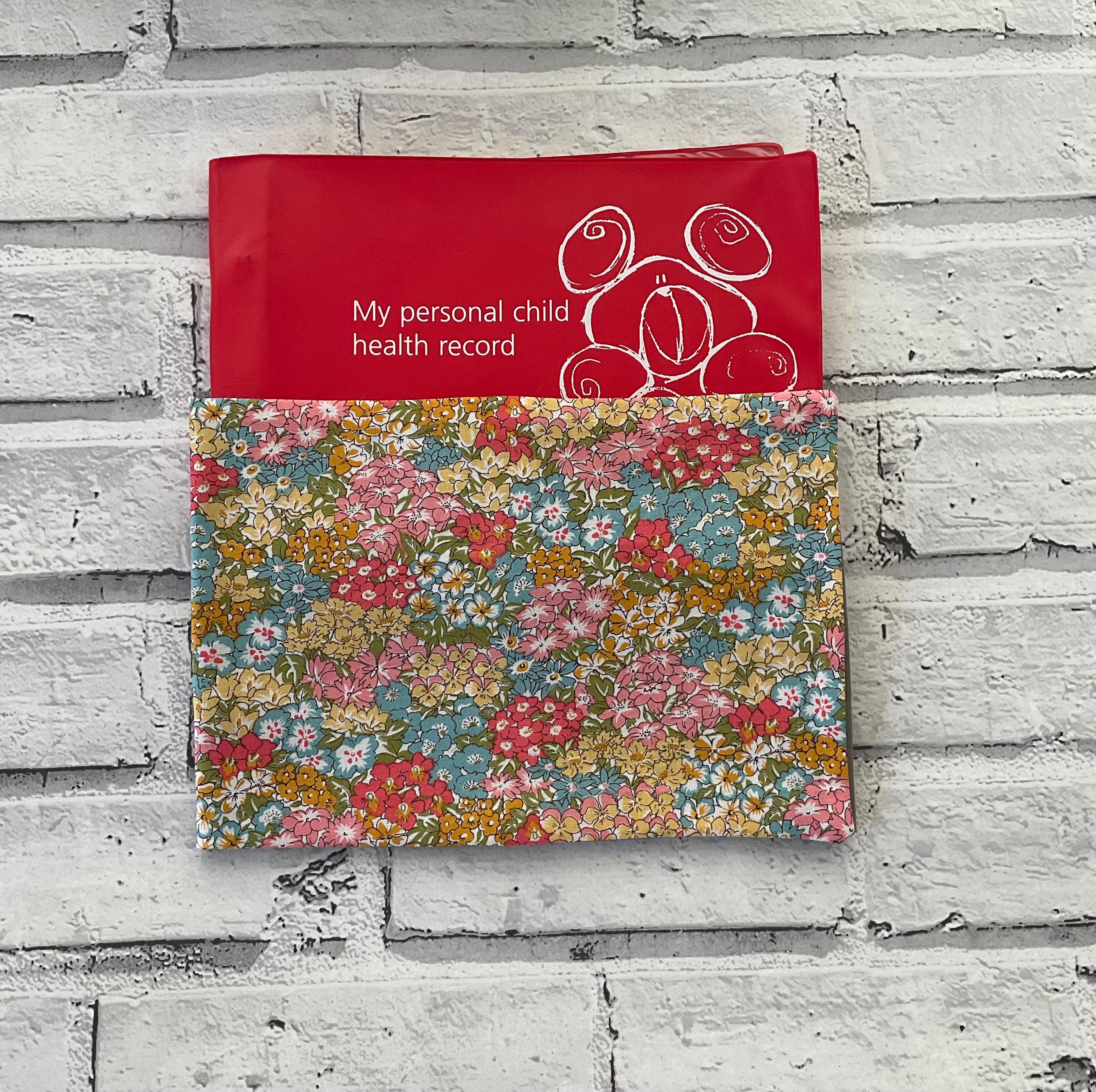 Fabric Baby NHS Red Book Cover, Retro Squirrel Themed Baby Gift, New ...