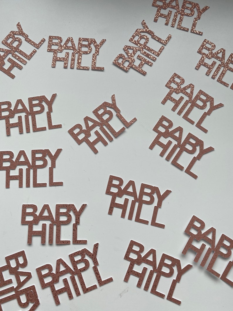 Personalised Baby Shower Table Confetti - Etsy UK