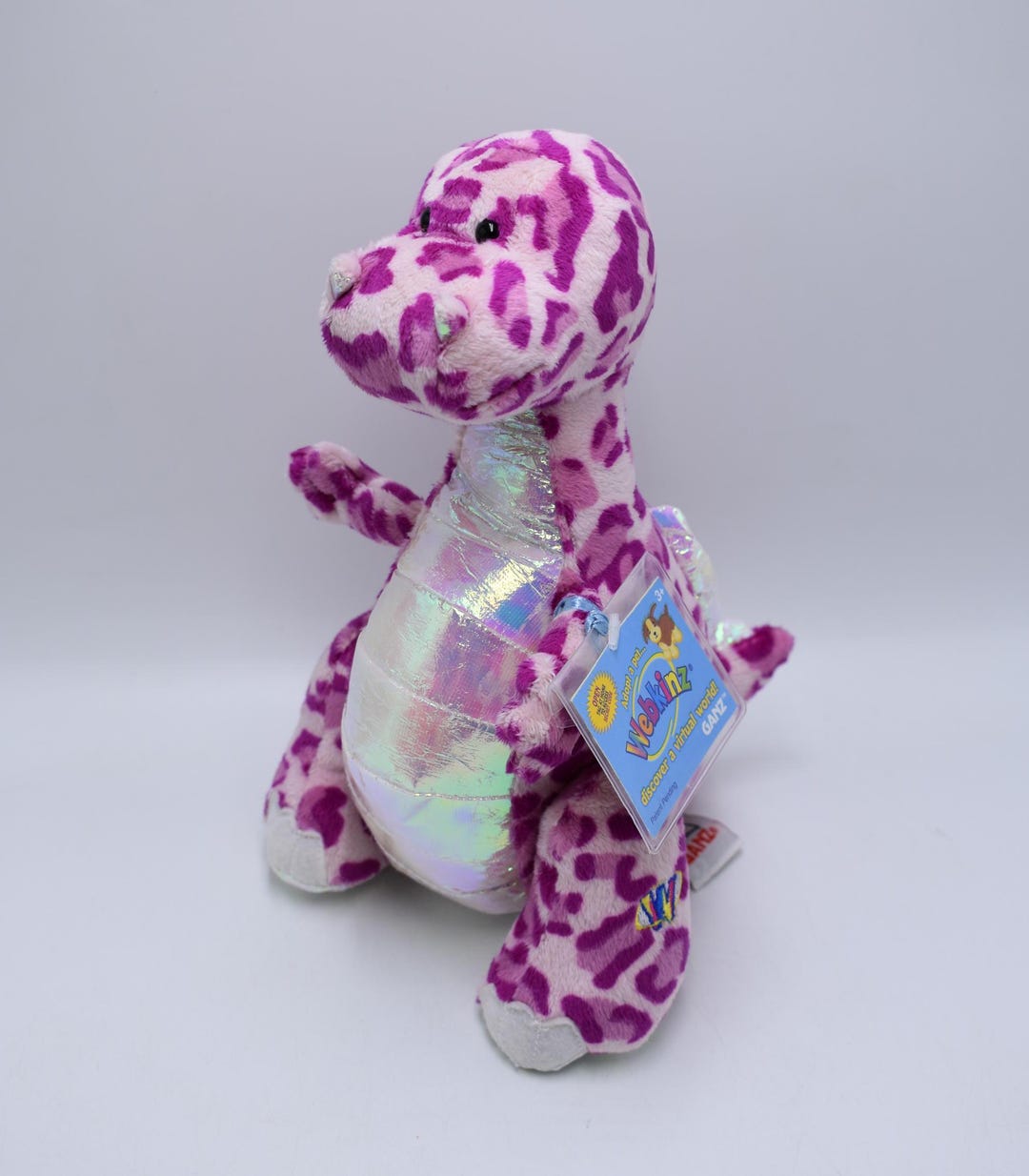 Spotty Dinosaur HM339 Unused Code Webkinz Ganz Plush Stuffed Animal ...