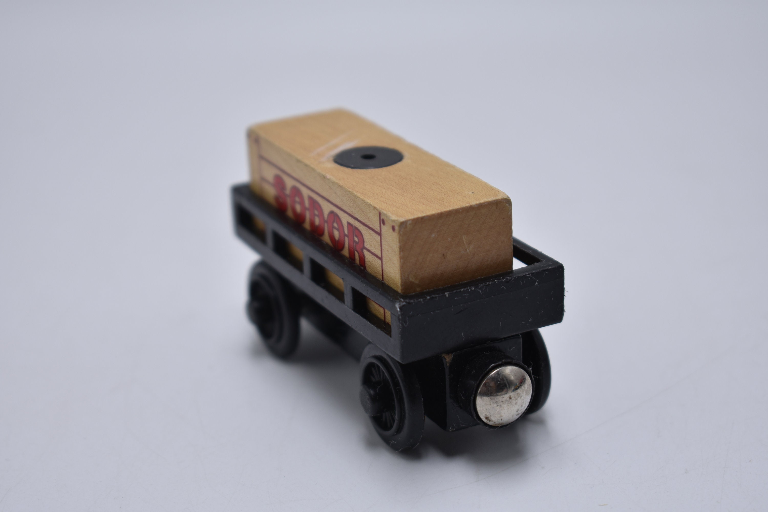 Thomas & Friends Wooden Railway CARGO CAR Black 2003 Learning Curve ...