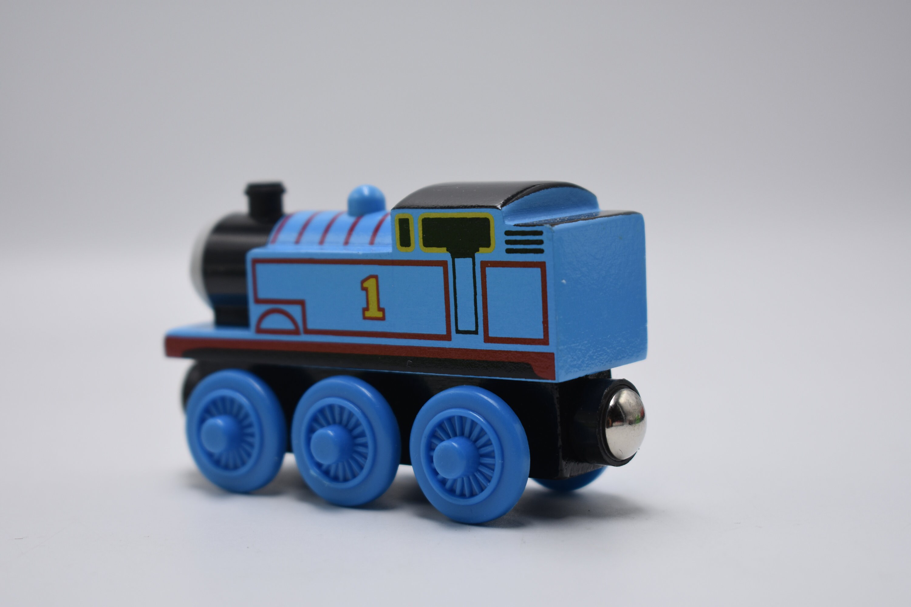 Thomas & Friends Thomas 1blue Wooden Railway Tank Engine 2003 Vintage ...