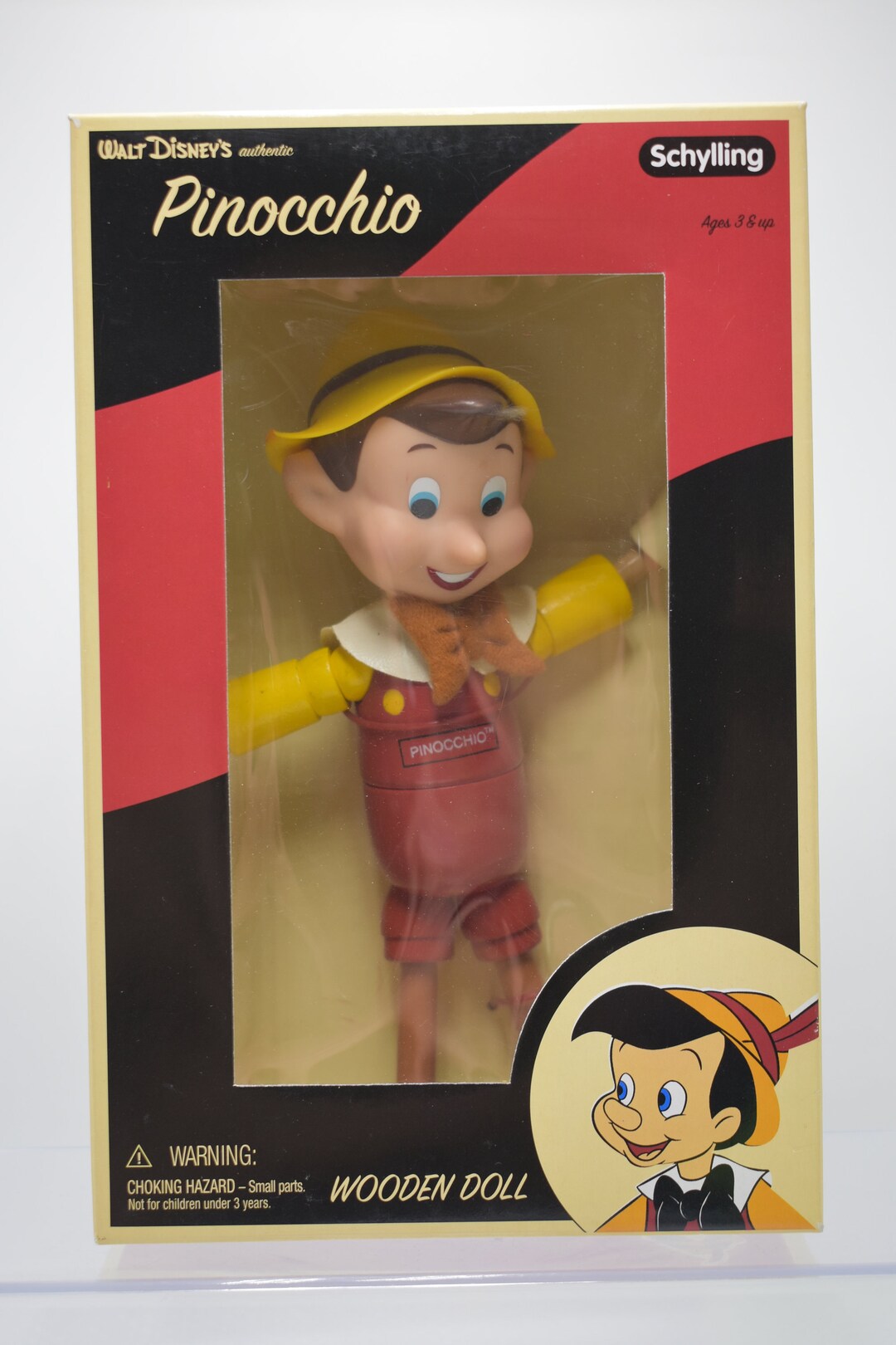 Vintage Pinocchio Walt Disney Authentic Schylling Wooden - Etsy