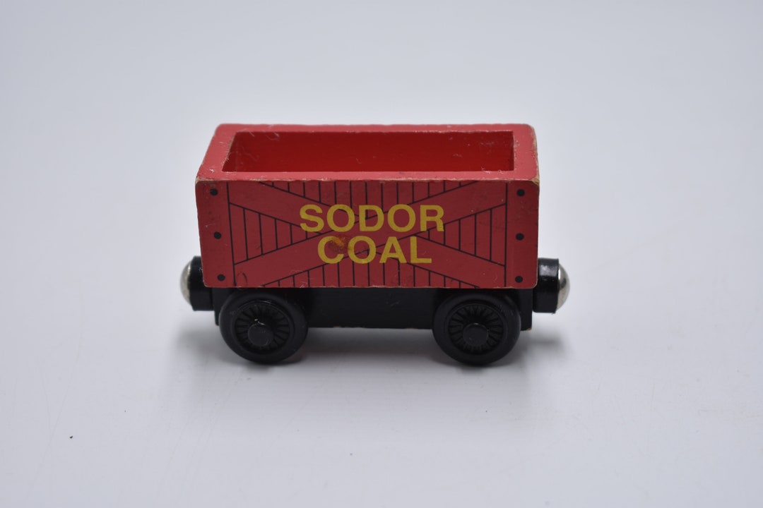 Thomas & Friends Wooden Railway Sodor Coal Car 2003 Learning Curve - Etsy