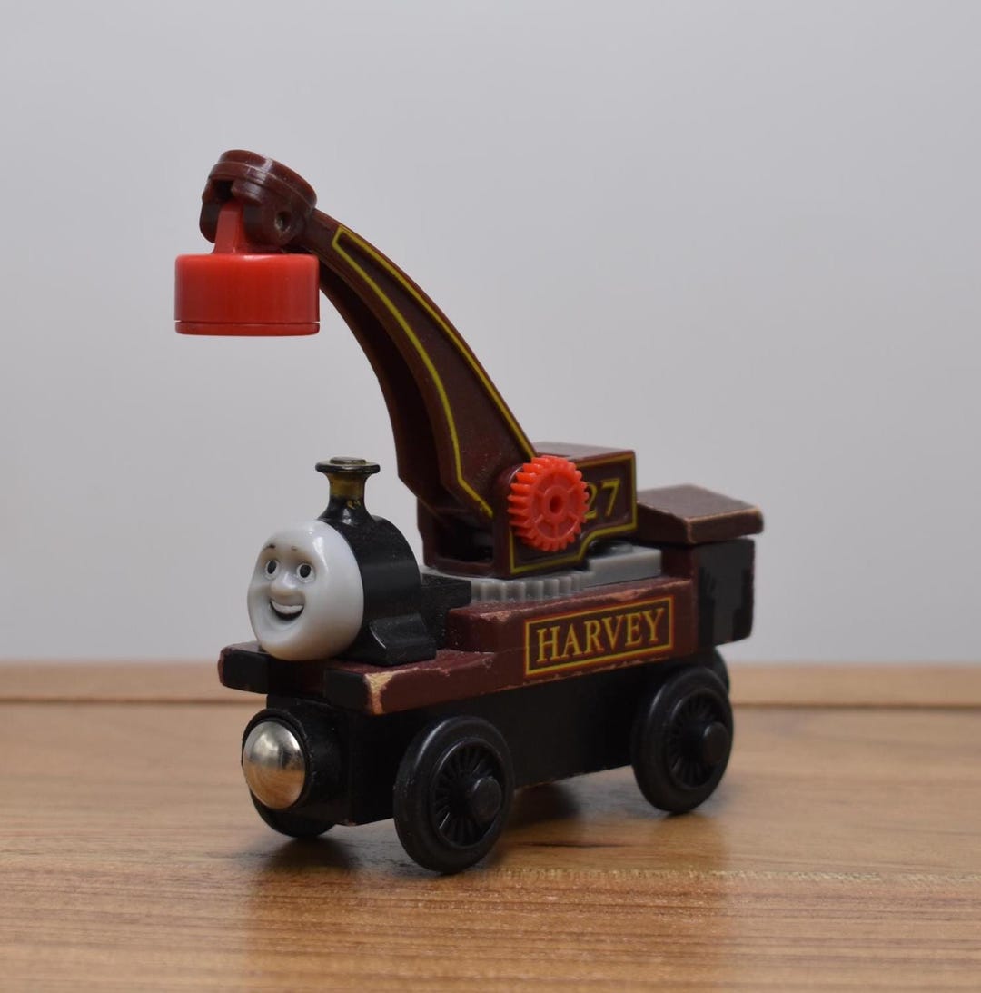 2003 Harvey Crane Thomas the Train Tank Engine Wooden Railway Friends ...