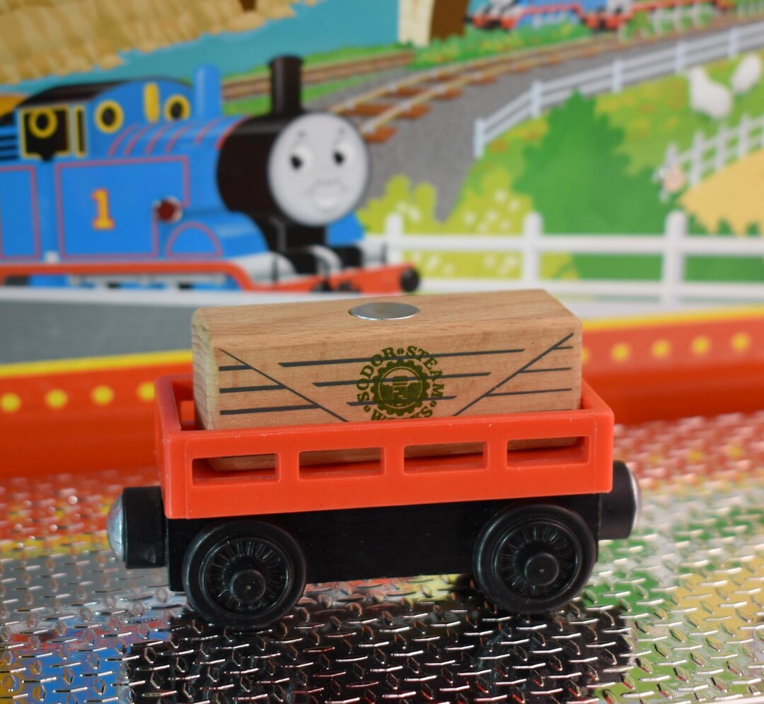 Sodor Steam Works Cargo Shipping Container Cargo Red Car Thomas ...