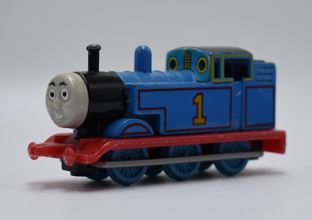 Vintage 1985 ERTL Thomas the Tank Engine Diecast Metal Blue Train ...