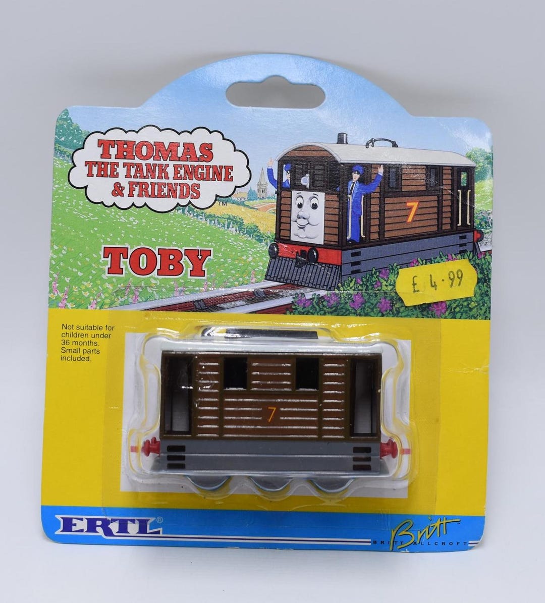 Toby 1993 - ERTL Thomas the Tank Engine Diecast Train Engine New and ...