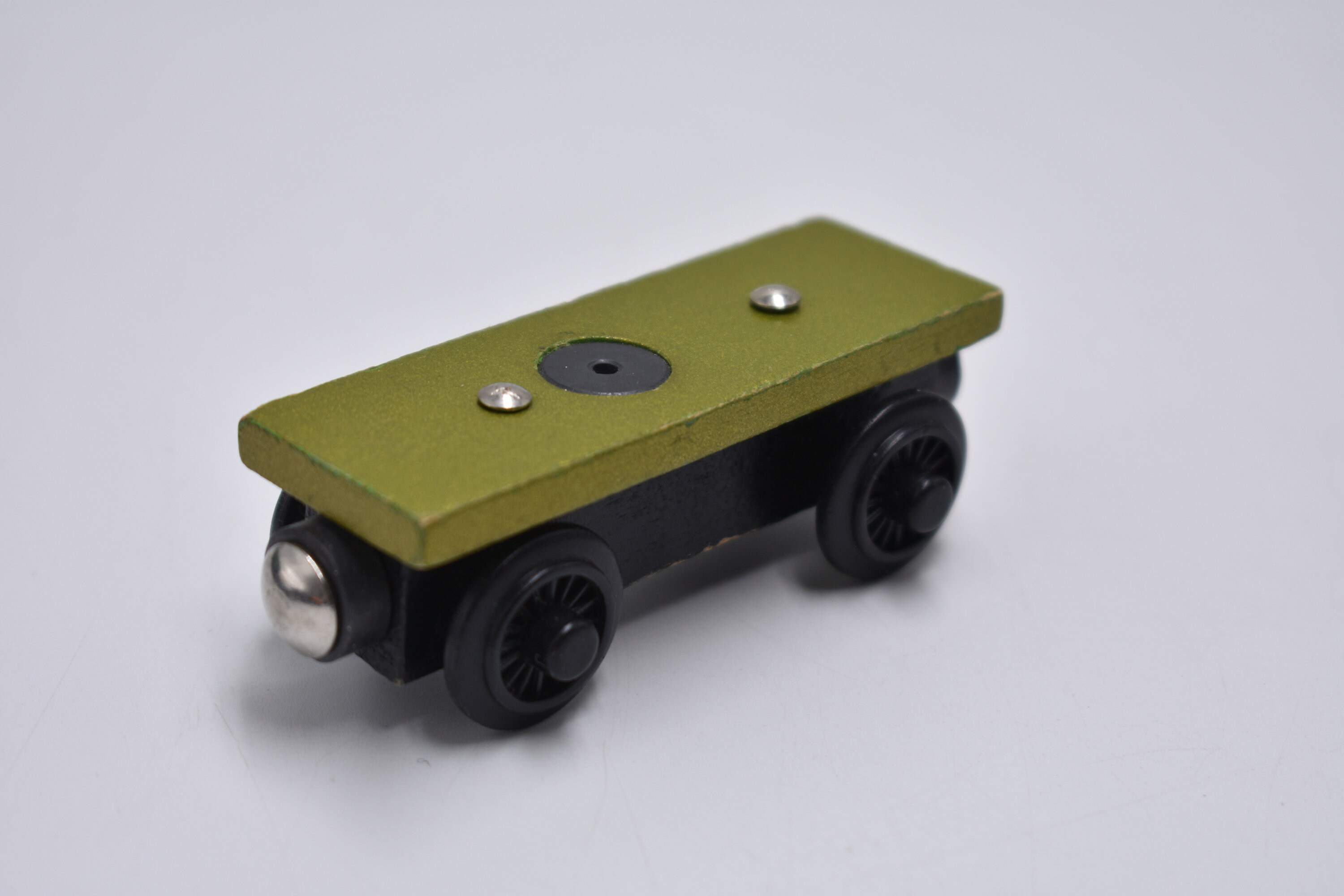 Flatbed Thomas the Tank Engine & Friends Wooden Railway Green Car 1997 ...