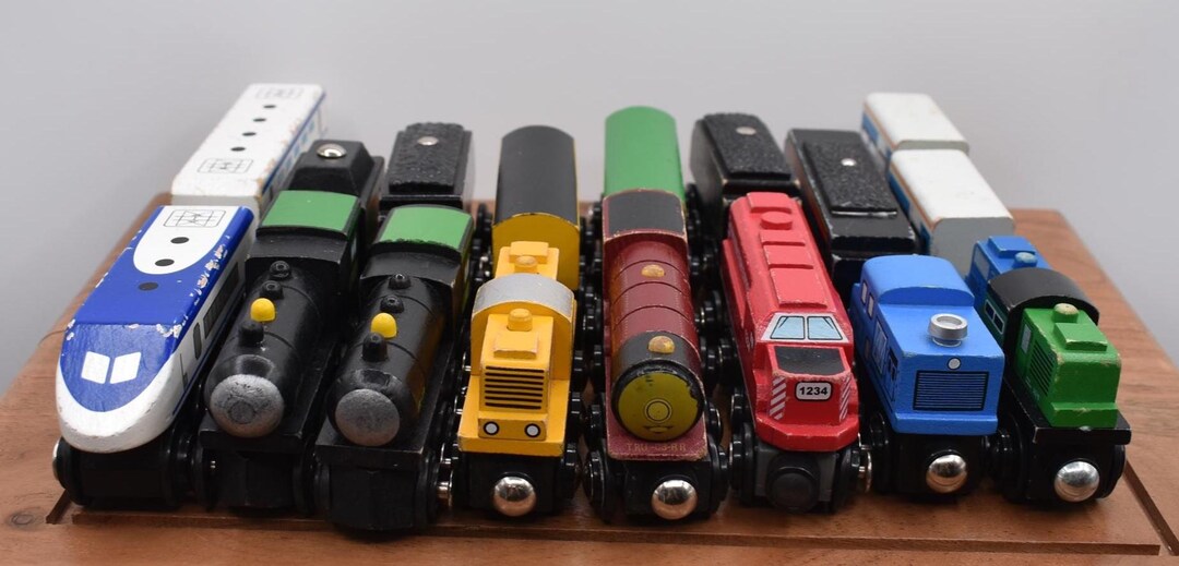 Wooden Train Engine: Imaginarium, Toy R Us Compatible - Etsy