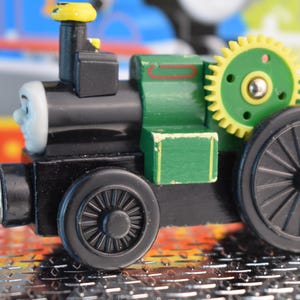 Green Trevor the Tractor 2003 Thomas & Friends Wooden Railway Magnetic ...