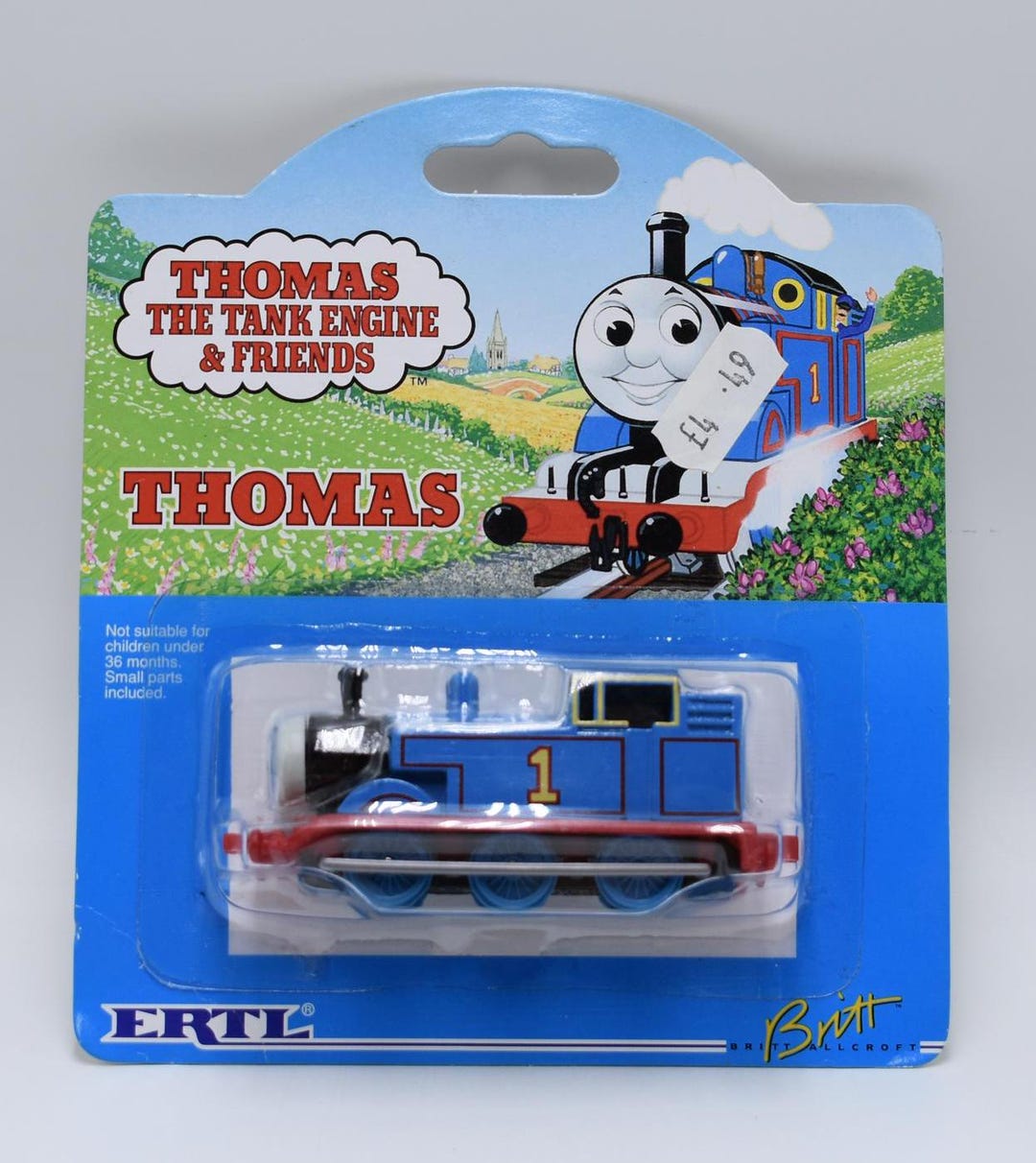 1993 Thomas the Tank Engine & Friends ERTL Limited Blue Metallic Train ...