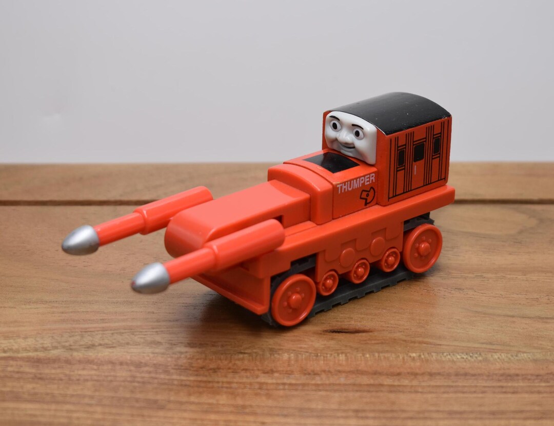 Thumper Orange Working Treads Thomas & Friends Wooden Railway Engine ...