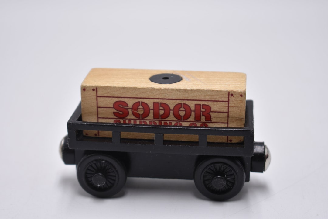 Thomas & Friends Wooden Railway CARGO CAR Black 2003 Learning Curve ...
