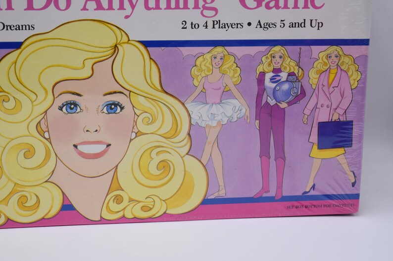 Vintage New BARBIE Board Game WE Girls Can Do Anything Careers 1986 NIB ...