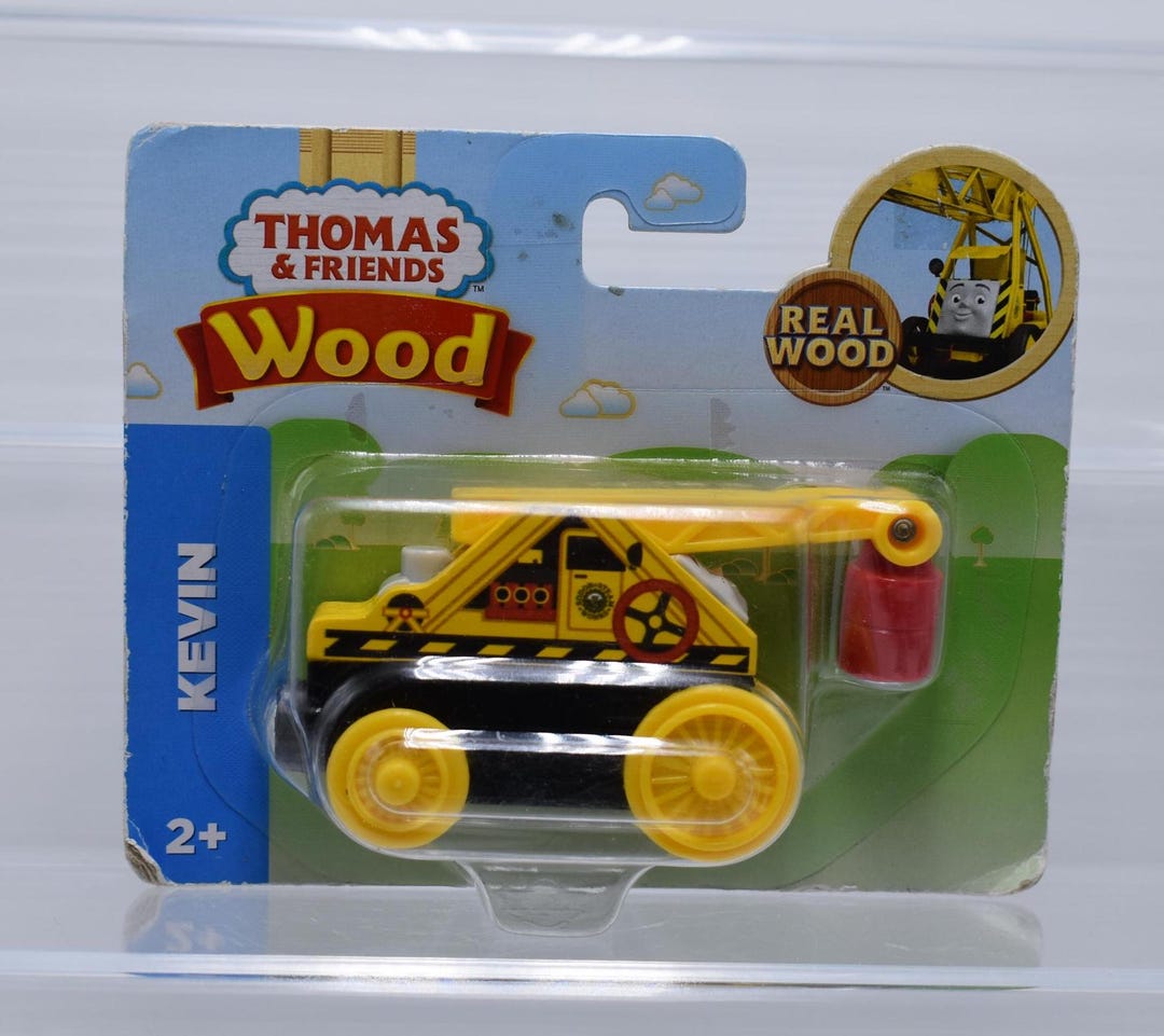 Kevin Yellow Crane - Thomas & Friends Wooden Railway Series Real Wood ...