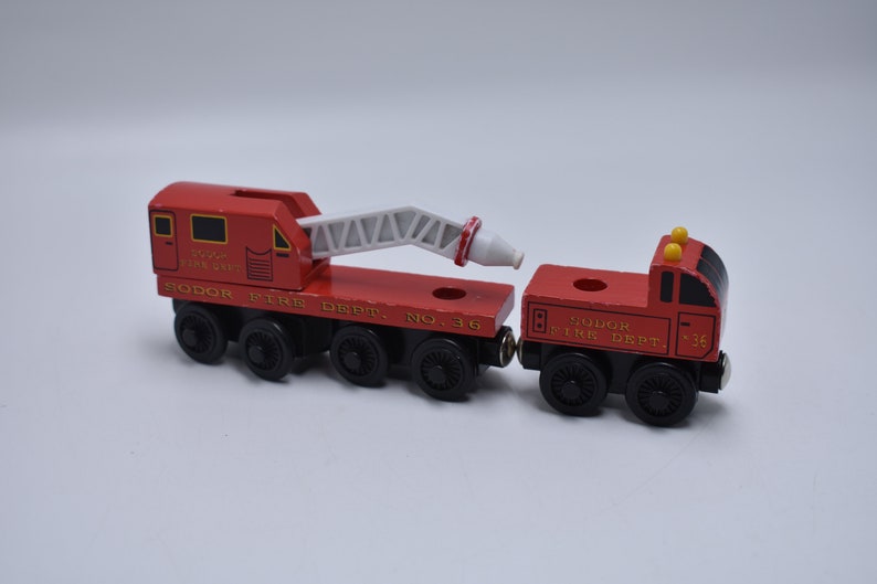 Vintage Thomas & Friends Sodor Fire Dept No. 36 Fire Truck and Fire ...