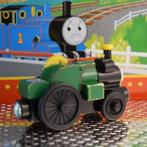 Green Trevor the Tractor 2003 Thomas & Friends Wooden Railway Magnetic ...