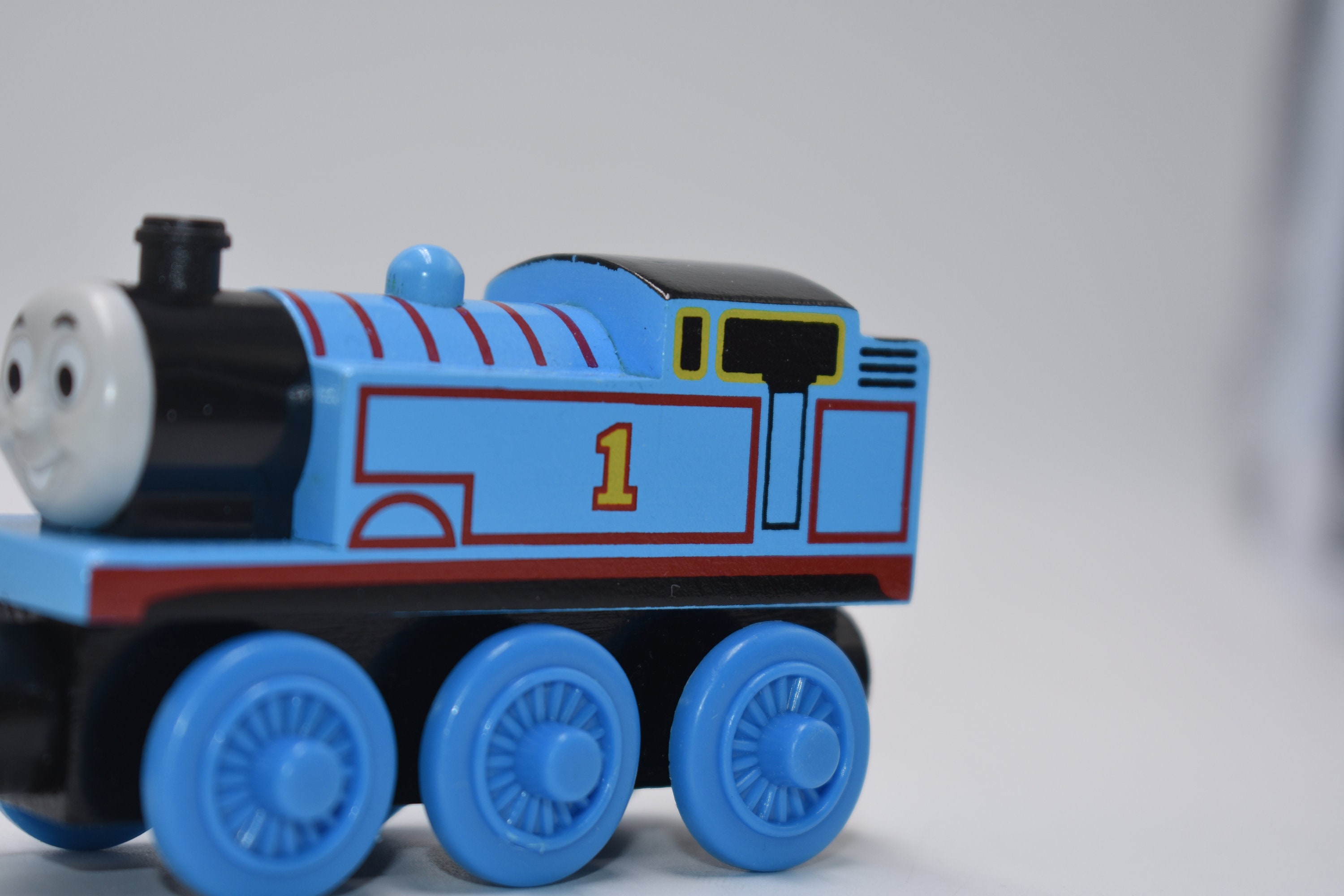 Thomas & Friends Thomas 1blue Wooden Railway Tank Engine 2003 Vintage ...