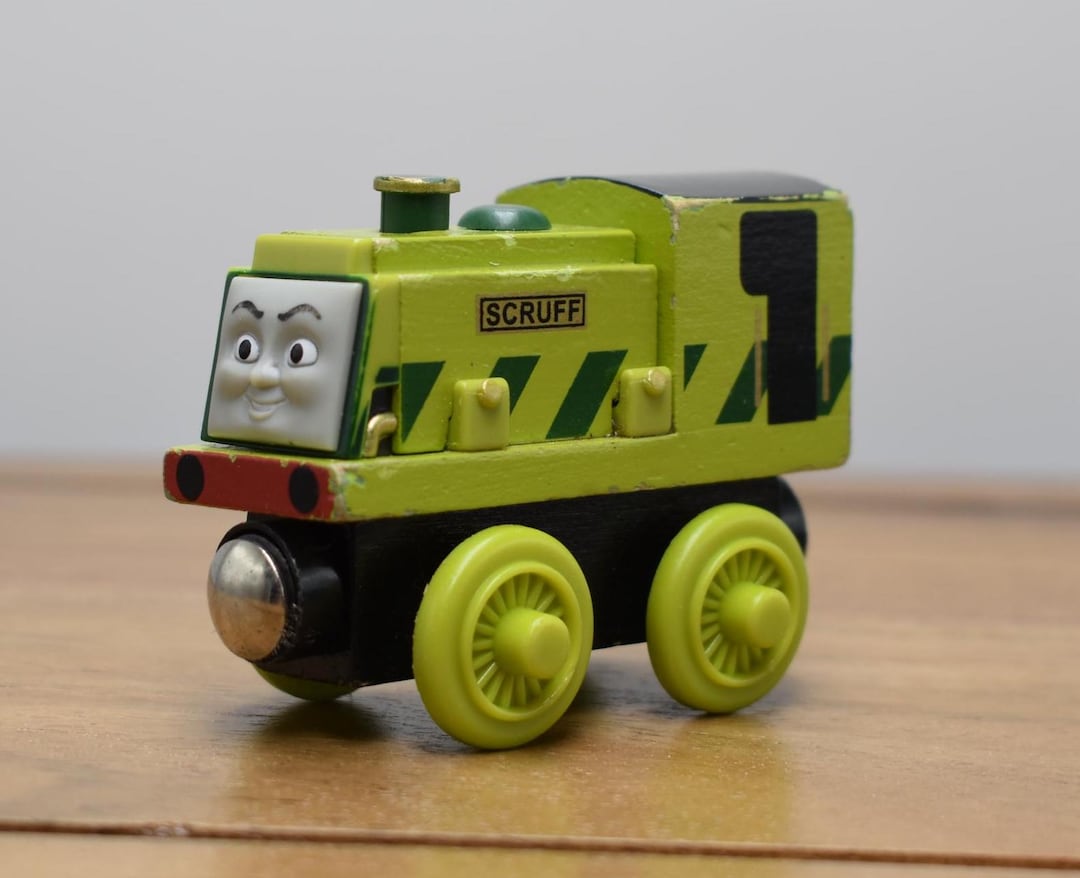 2003 Thomas & Friends Wooden Scruff Train Engine Magnetic Wooden ...