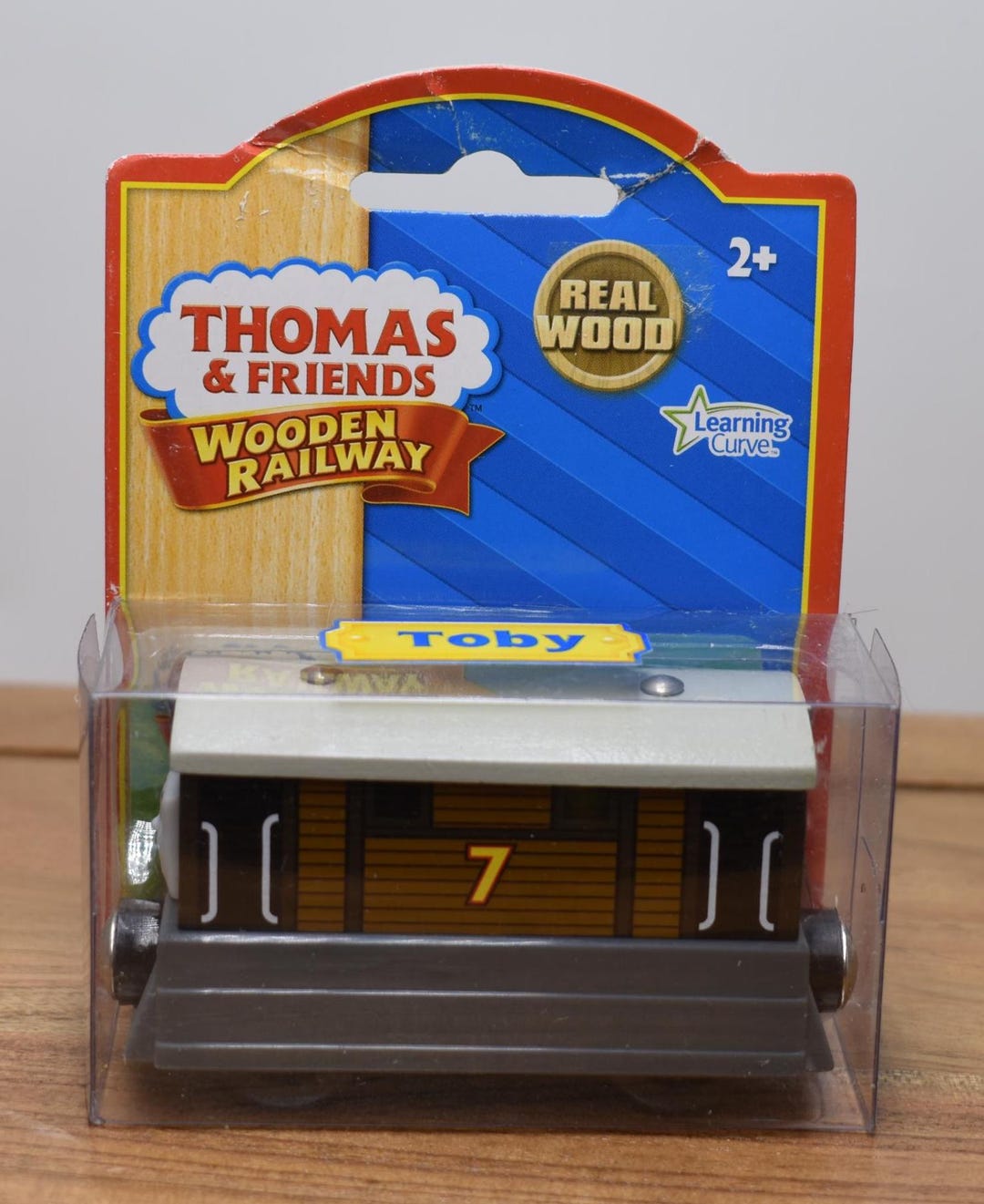 Toby W/ Character Card Learning Curve Thomas & Friends Wooden Railway ...