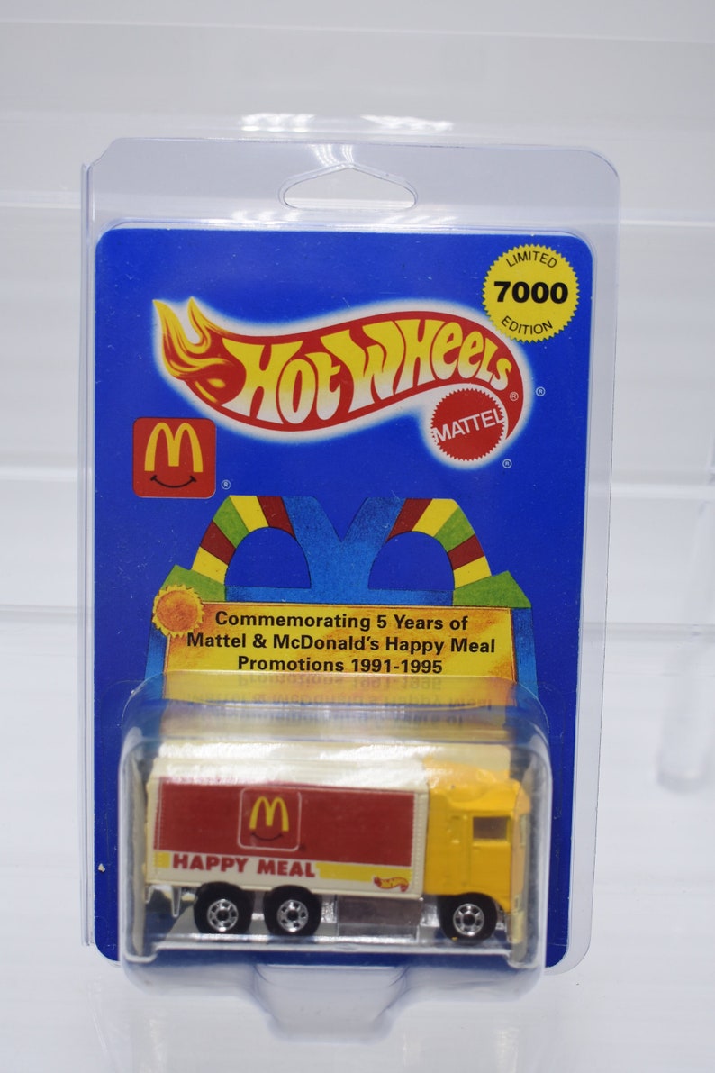 Vintage Hot Wheels Mcdonald's Happy Meal Truck, Limited Edition 7000 - Etsy