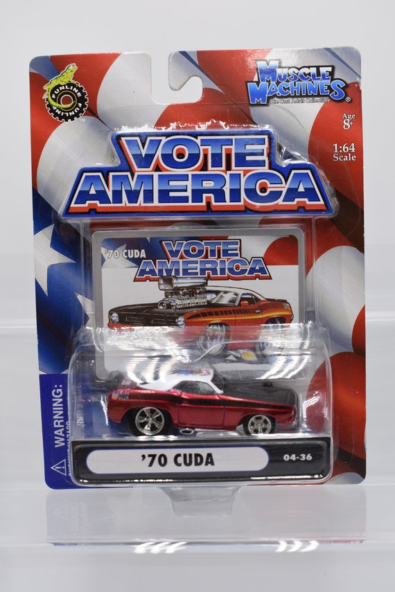 Push & Pull Toys Vote America Funline 2004 Die Cast 1970 Barracuda ...