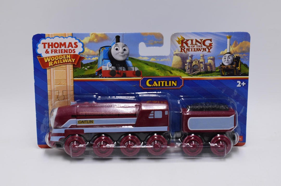 Caitlin and Tender King of the Railway Thomas & Friends Wooden Engine ...
