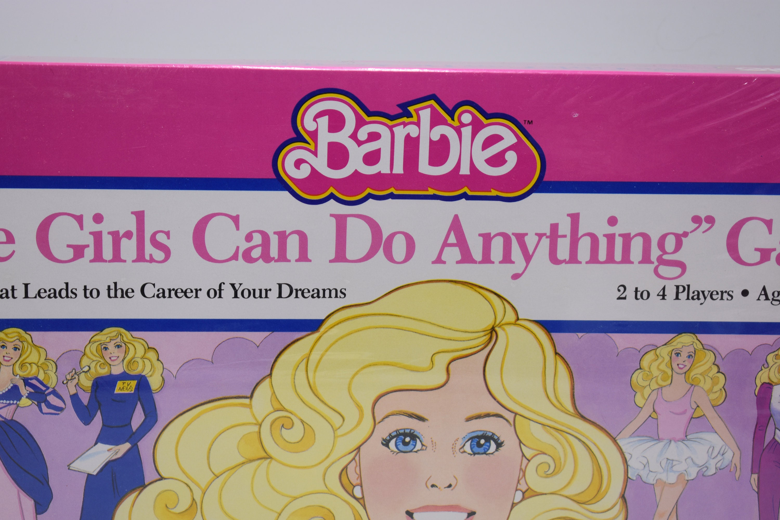 Vintage New BARBIE Board Game WE Girls Can Do Anything Careers 1986 NIB ...