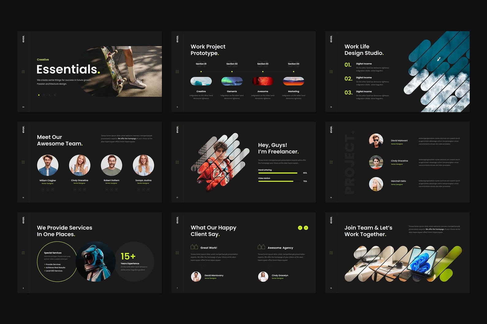 Evox Presentations Template Design - Etsy