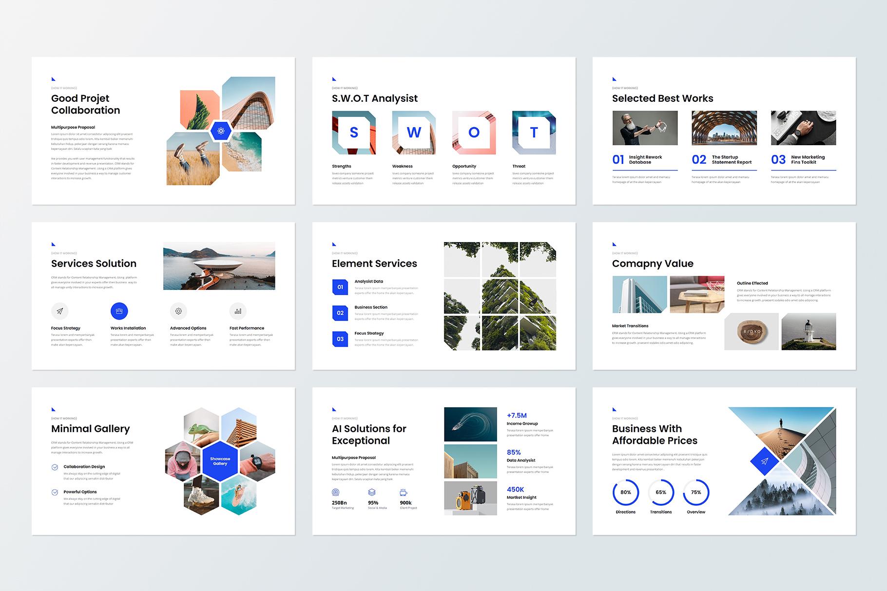 Startupx Powerpoint Template Design - Etsy