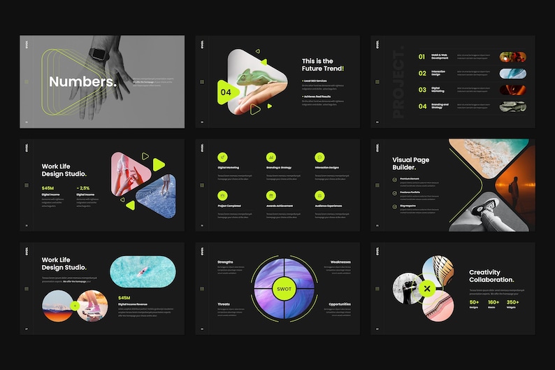 Evox Presentations Template Design - Etsy