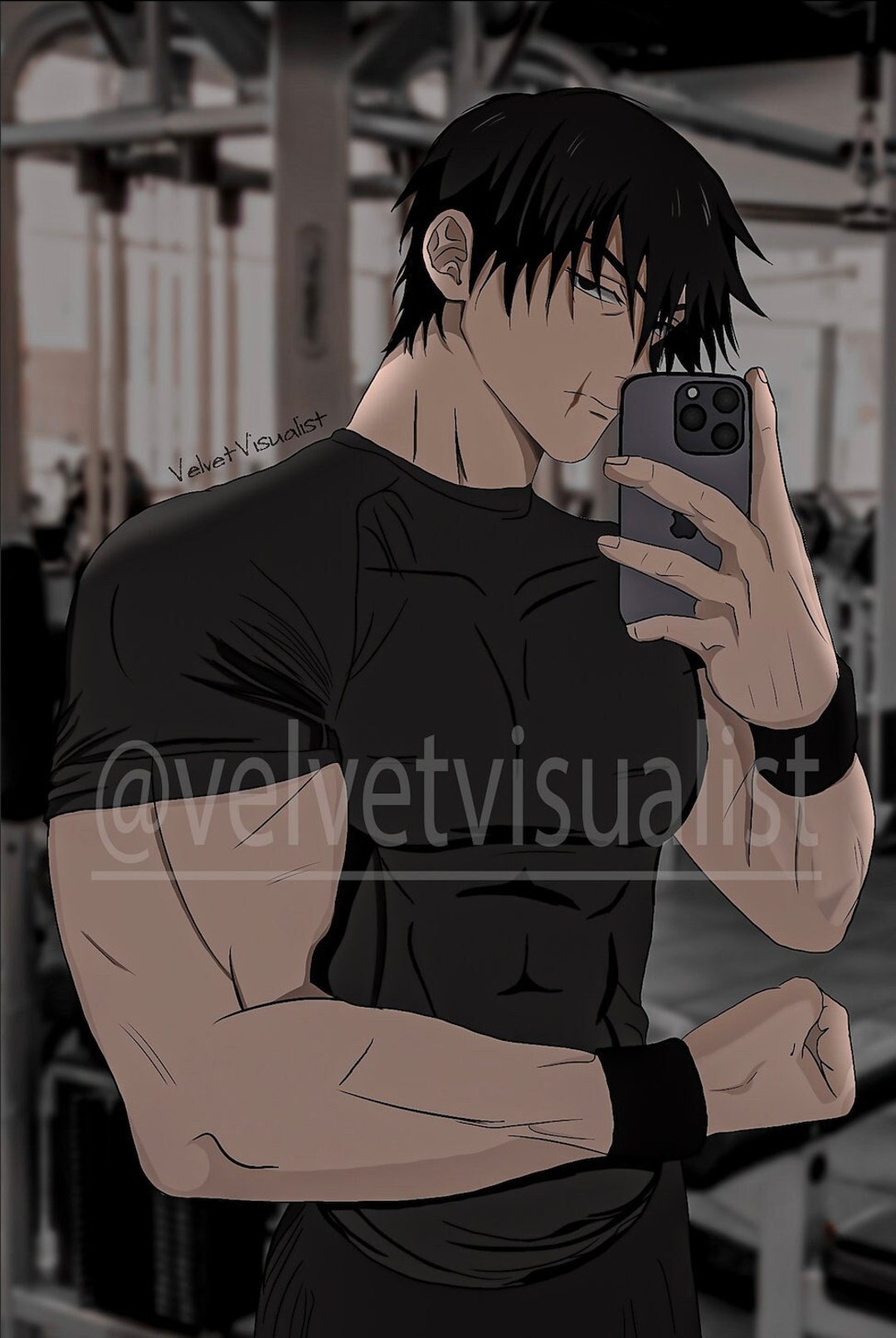 Toji Fushiguro, Jujutsu Kaisen, Art Print - Etsy