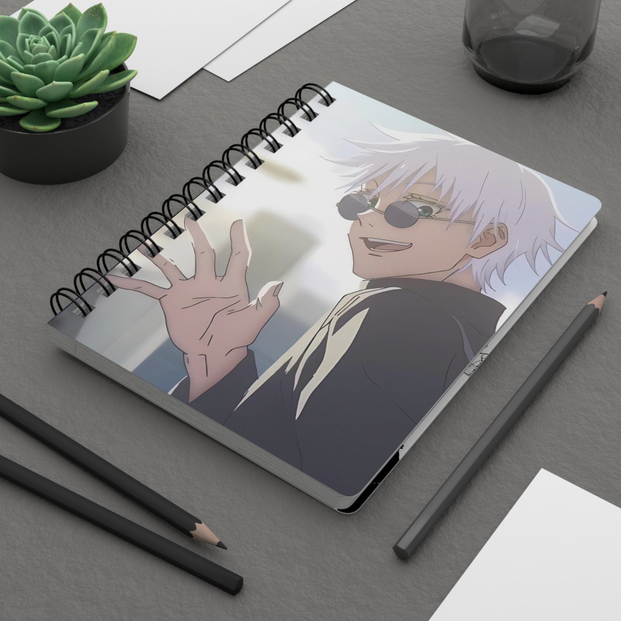 Gojo Satoru, Spiral Bound Journal, Jujutsu Kaisen - Etsy