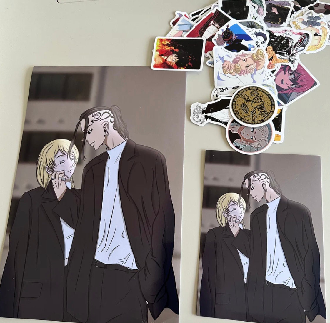 Draken and Emma, Art Print, Tokyo Revengers - Etsy