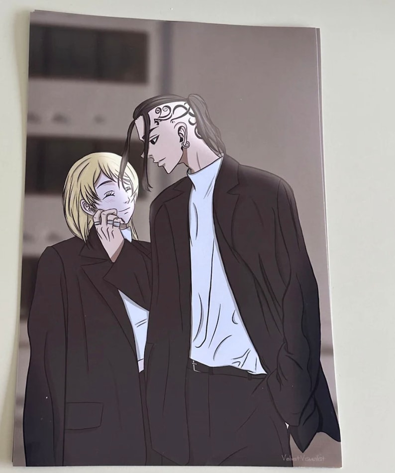 Draken and Emma, Art Print, Tokyo Revengers - Etsy
