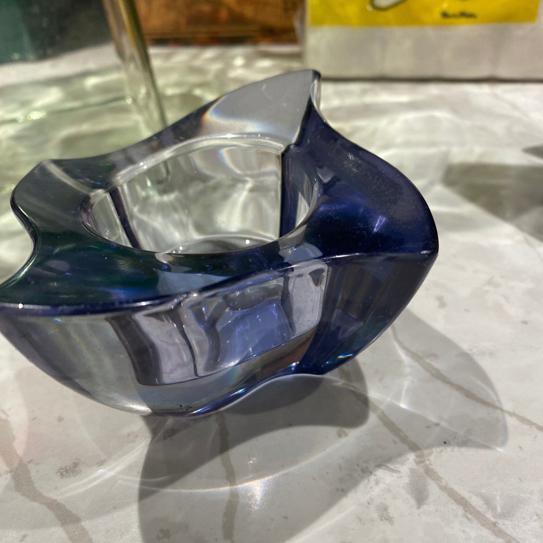 Single VILLEROY & BOCH New Wave Crystal Glass Tealight / Votive Candle ...