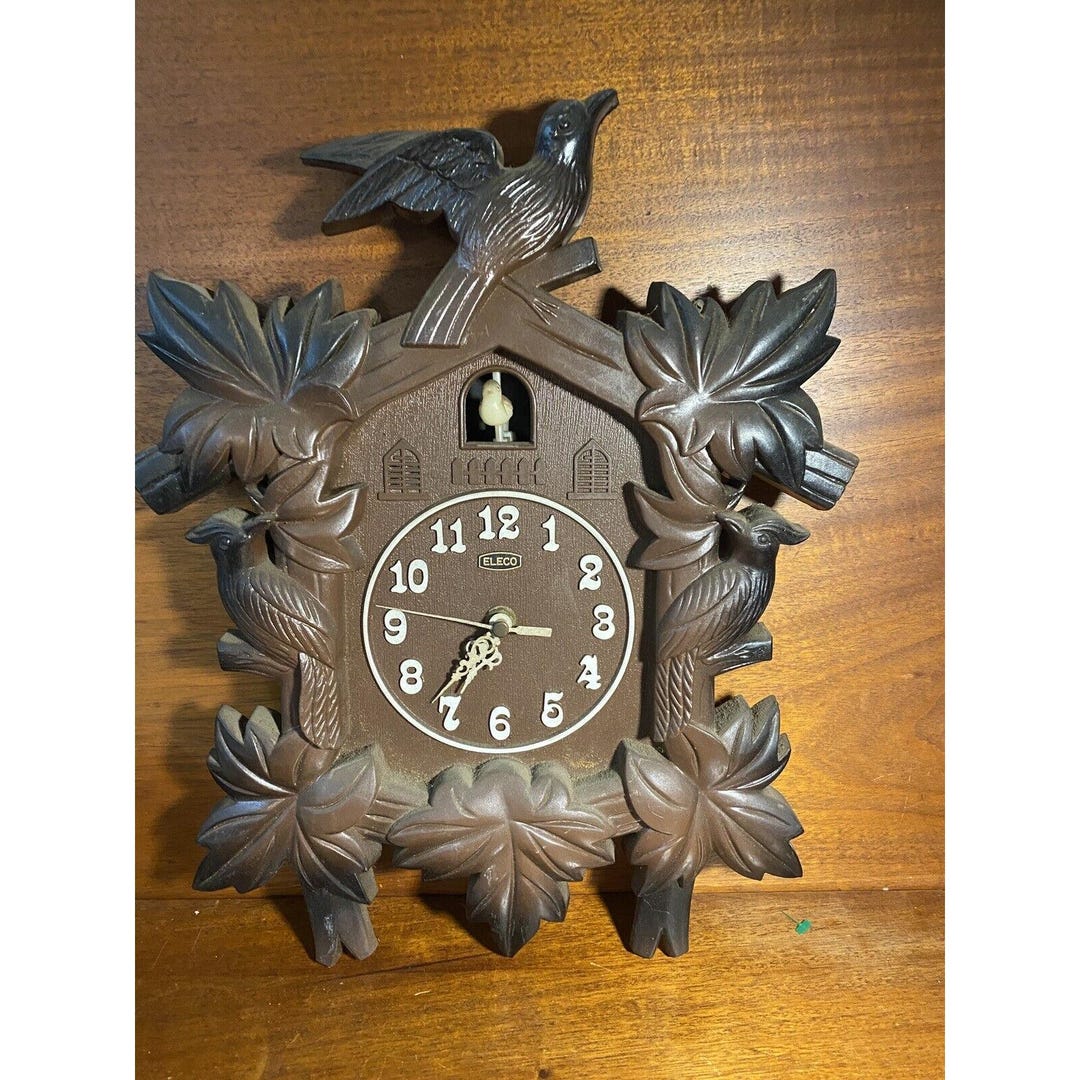 Vintage Eleco Cuckoo Clock Case for Parts Only - Etsy