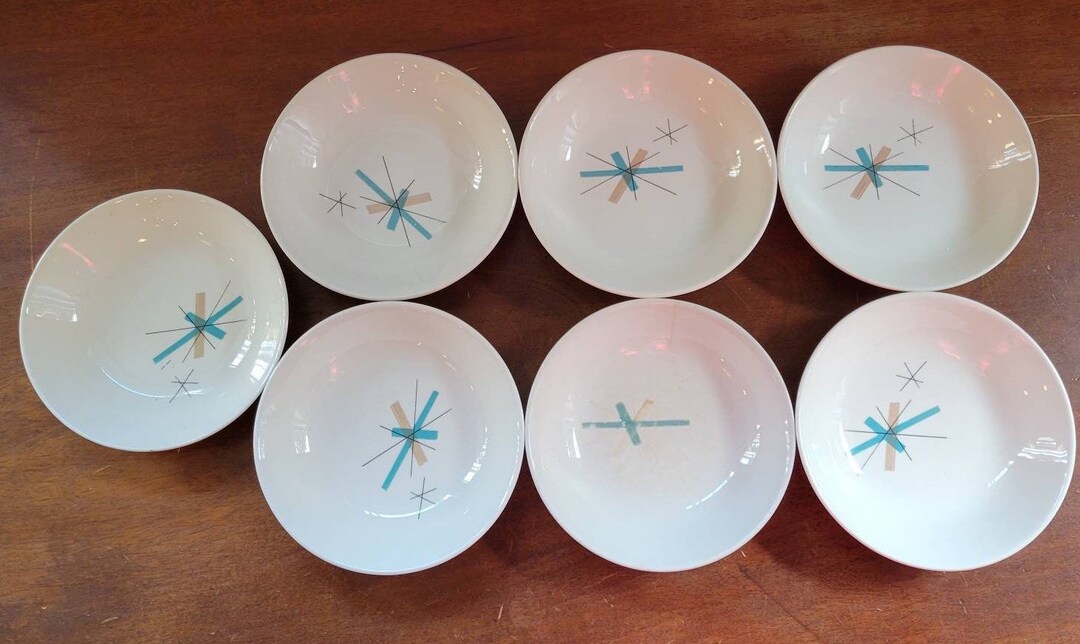 Vintage Mid Century Modern Bowls Small Bowls Creme Colored Set Modern ...