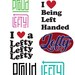 Left Handed SVG Celebrate Lefties SVG Lefty Bundle Cut Files for Cricut ...