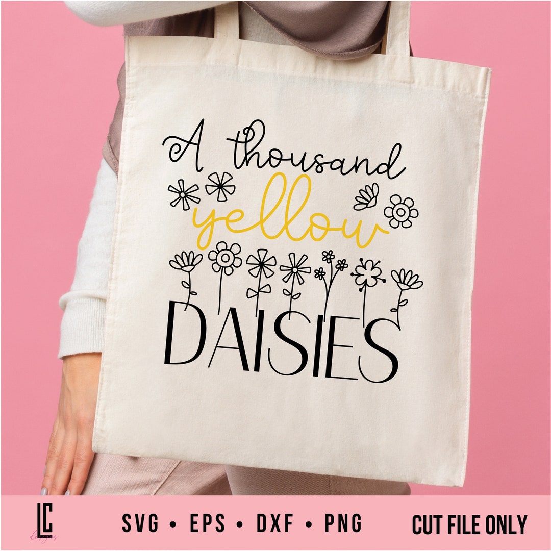 Daisy SVG: Yellow Daisies Cut File for Cricut Silhouette (digital ...